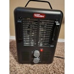 Hyper Tough 1500W Electric Utility Fan- Forced Space Heater, Indoor ...