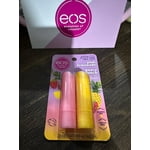 eos Sunset Sips Lip Balm Stick- Pink Lemonade & Guava Berry Punch, 0.14 ...