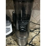 OXO One Touch Stainless Steel Conical Burr Coffee Grinder, 15 Grind ...
