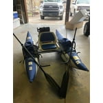 Classic Accessories Roanoke 8-Foot Pontoon Boat for Fishing and Lake ...