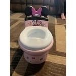 Disney ImaginAction Minnie Mouse 2-in-1 Potty Training Toilet, Toddler ...