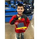 Etch A Sketch Classic Red Doodle Art Drawing Toy for Kids, Magic Screen ...