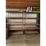 "Muscle Rack Heavy-Duty Industrial 5-Shelf Steel Unit, 48""W x 18""D x ...