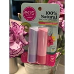 eos 100% Natural Lip Balm- Raspberry Kiwi Splash & Passionfruit Agave ...