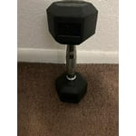 Weider Rubber Hex Dumbbell, 5-70lbs - Walmart.com