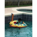 HopeRock Fun Pirate Ship Pool Float Toy, Inflatable Ride-on for Cool ...