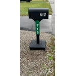 Simplay3 422030-01 Dig-Free Universal Mailbox Post, No Digging, Durable ...