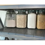 Ball® Stack & Store Airtight Gallon Glass Jar, Space-Efficient Storage ...