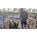 Joovy Boot X2 Lightweight Double Shopping Cart with 2 Reusable ...