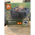 Ozark Trail 15" 54,000 BTU Propane Black Steel Portable Fire Pit with ...
