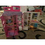Barbie Getaway House, Doll House Playset with 4 Play Areas, 2 Chairs ...