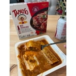 Tapatio Beef Enchiladas Mexican Microwave TV Dinner with Tapatio Hot ...