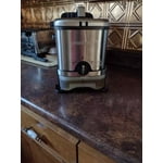 Farberware Deep Electric Basket Fryer, 3-Liter Filter, Stainless Steel ...