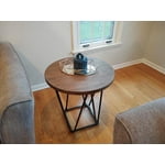 Balsa Circle 14x9 Inch Gold Mirrored Metal Geometric Decorative Serving ...