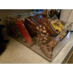 The Home Edit XL Bin, Clear Plastic Storage Bin, 10x20x6, Stackable ...