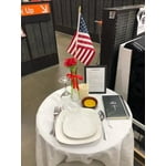 Mainstays 24 inch Round Folding Bistro Table, White - Walmart.com