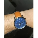 Fossil Men's Neutra Chronograph, Black-Tone Stainless Steel Watch ...