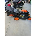 "Yard Max 22"" 201cc 6 Speed CVT RWD 3-in-1 Gas Powered Lawn Mower ...