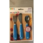 Munchkin Splash Toddler Flatware Set Blue Green 6 Pack Self-Feeding ...