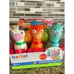 Battat Barnyard Bowling Set with 6 Farm Animal Pins 2 Balls, Toddler ...