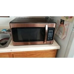 Hamilton Beach 1.1 Cu. Ft. Microwave Oven, Copper - Walmart.com