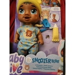 Baby Alive Lil Dreamer Snoozer Bear Black Hair Baby Doll Sleepover Toy ...