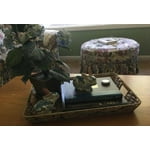 Better Homes & Gardens Beige and Black Resin Rattan Rectangular Serving ...