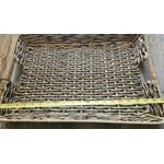 Better Homes & Gardens Beige and Black Resin Rattan Rectangular Serving ...