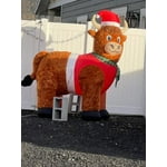 Airblown Inflatables Scotland Cow Christmas Décor Inflatable, 6.5 ft ...