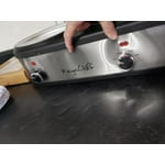 MegaChef Triple 2.5 Quart Slow Cooker and Buffet Server in Brushed ...