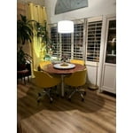 "360 Lighting Cora Modern Arc Floor Lamp 72"" Tall, Brass Finish, White ...