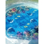 Bluescape Transparent 8 ft 3D Above Ground Ring Pool with 2 Pairs of ...