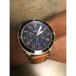 Fossil - Fossil Men's Grant Chronograph Leather Strap Watch (Style ...
