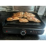 Ninja Sizzle GR100 Smokeless Indoor Kitchen Grill with Nonstick Grill ...