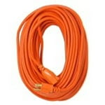 Coleman Cable 16/3 100ft Outdoor Vinyl Extension Cord, Moisture ...