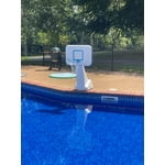 Dunn Rite PoolSport Stainless Combo: Portable Pool Volleyball Net ...