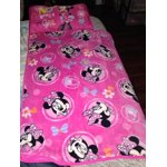 Disney Minnie Mouse Plush Toddler Nap Mat, Pink, Preschool Girl ...