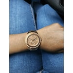 Fossil Women's Stella Sport Multifunction Rose Gold-Tone Stainless ...