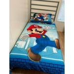 Super Mario Kids Full Bed in a Bag, Gaming Bedding, Comforter and ...