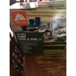 Free Shipping! Ozark Trail 22-Piece Camping Cook and Dine Set with ...