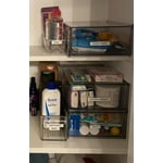 Mainstays Clear Glossy Plastic Pull-Out Closet Drawer Small Size, Adult ...