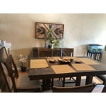 Ashley Moriville Extendable Counter Height Dining Table in Brown ...