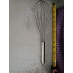 Mainstays 12-inch Stainless Steel Whisk with Hanging Loop, Versatile ...