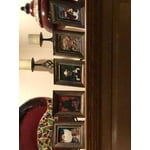 Langdon House 8x10 Eggshell Blue Real Wood Picture Frames with Gold ...