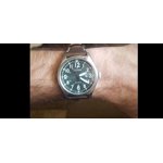 Citizen Men's Chandler Eco-Drive Watch, Green Dial, Brown Leather Band ...