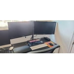 onn 13" - 32" Full Motion Dual Monitor Desk Mount - Walmart.com