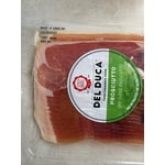 Del Duca, Dry Cured Prosciutto, Sliced Pork Deli Charcuterie Meat, 6 oz ...
