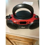 Blackweb Bluetooth CD Player with FM Radio, Red and Black - Walmart.com