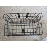 MEGHNA Black Metal Bike Basket Adjustable Front Handlebar Bicycle ...