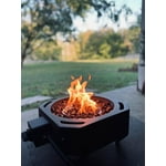 Ozark Trail 15" 54,000 BTU Propane Black Steel Portable Fire Pit with ...